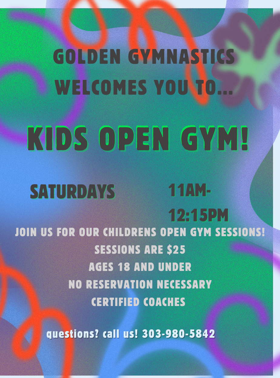 Kids Open Gyms — Golden Gymnastics