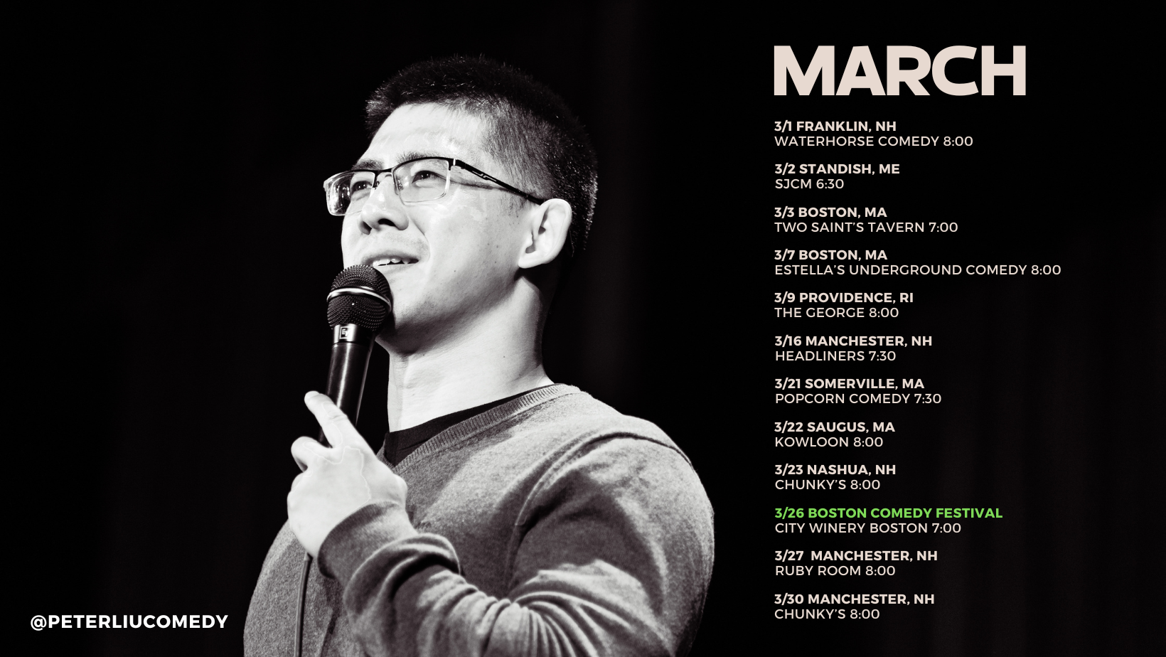 Schedule — Peter Liu