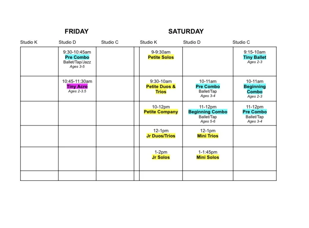 Classes — Karisma Dance Company
