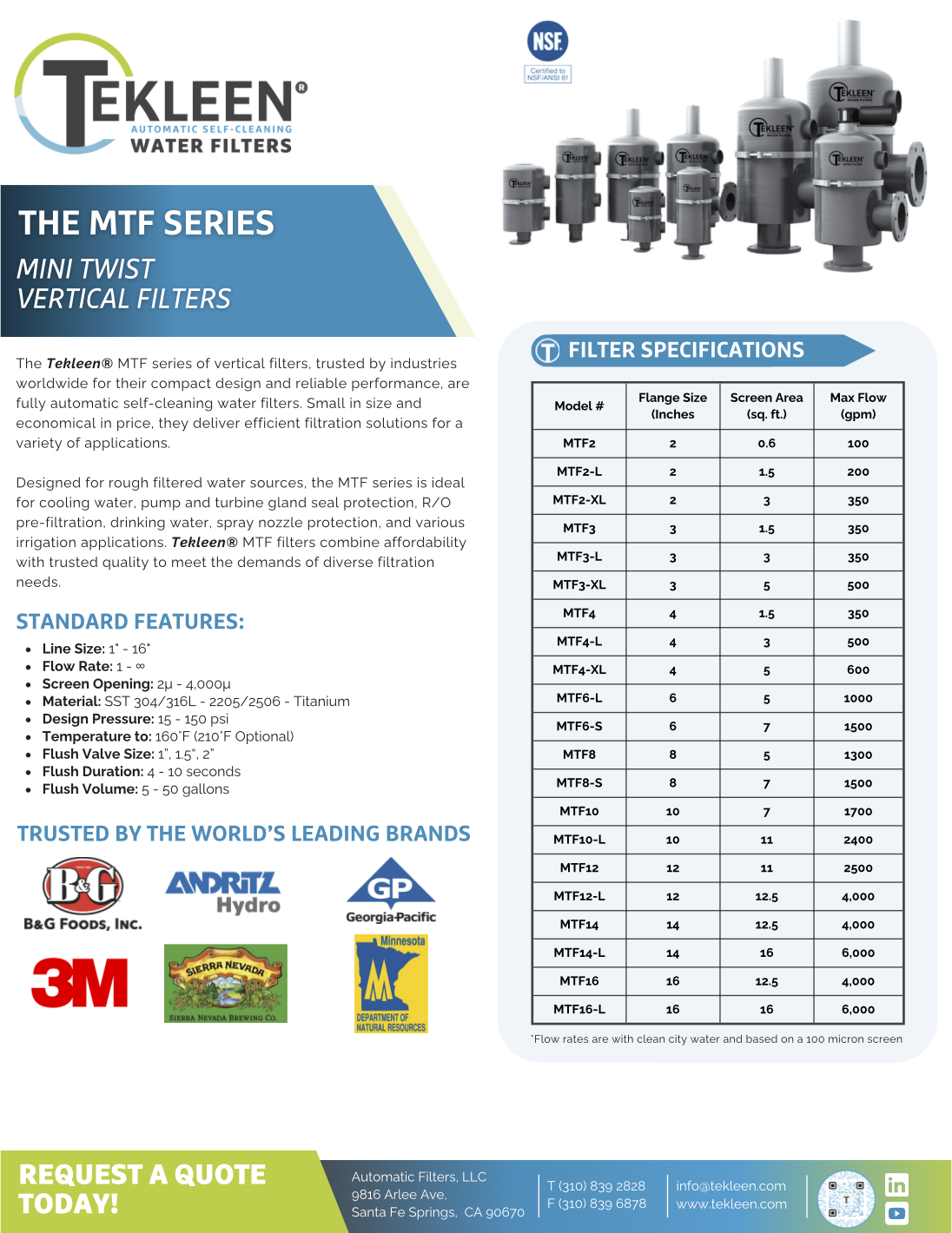 MTF Series — Tekleen