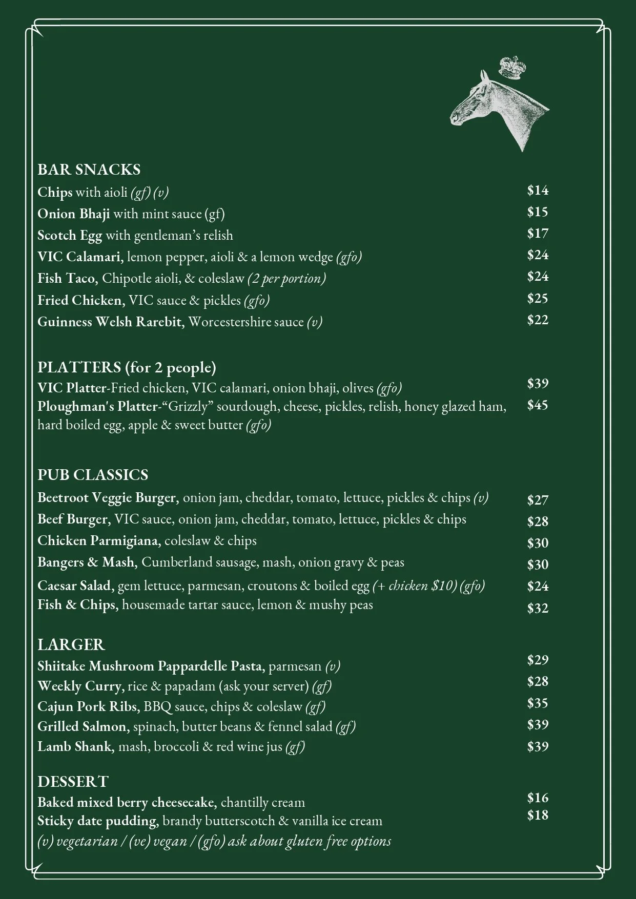 The Victoria Free House - Finest Selection of Ales, Food & Wine