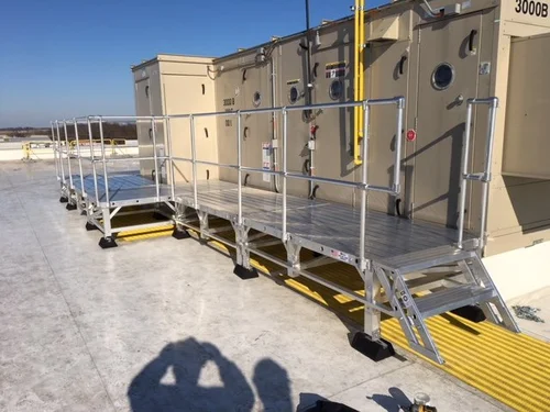 Industrial Work Platforms — Metallic Ladder
