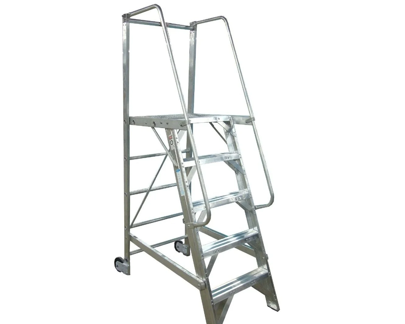 Aluminum Platform Ladders — Metallic Ladder