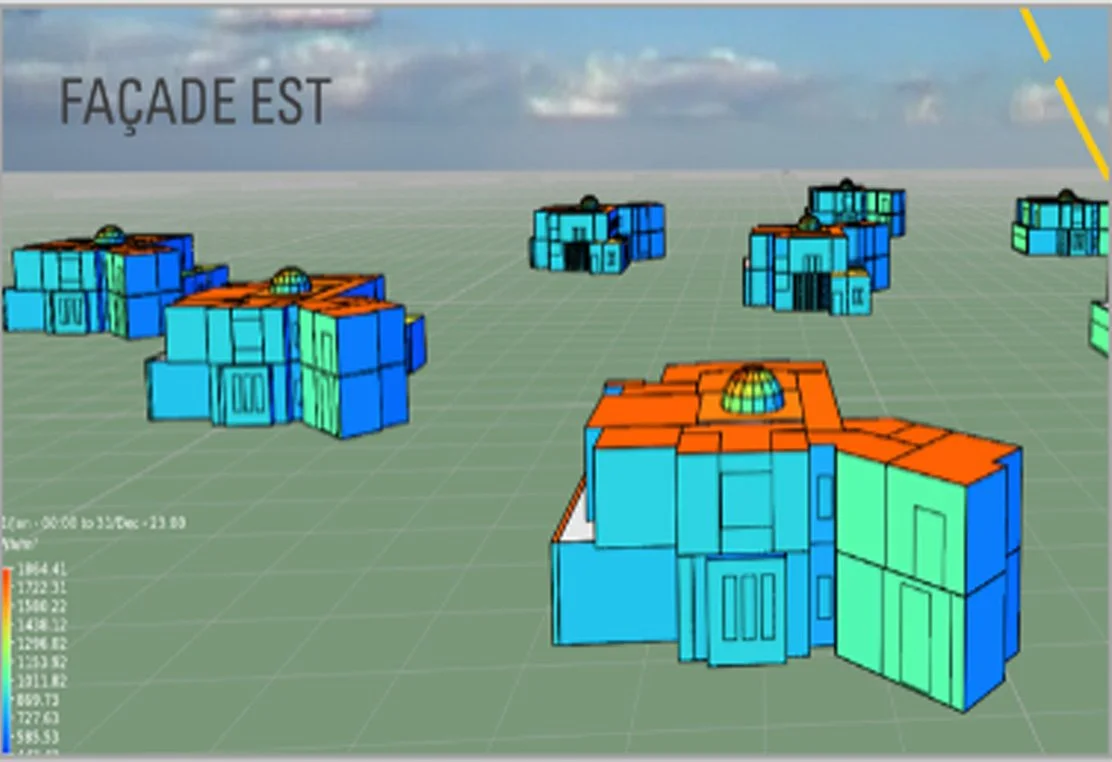 Outil IES Virtual Environnement, simulation bâtiment