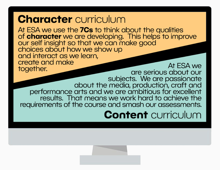 ESA's Curriculum — Academy – Elstree Screen Arts