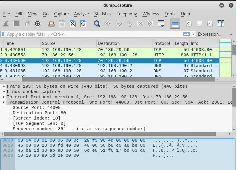 Using tcpdump — Get Certified Get Ahead