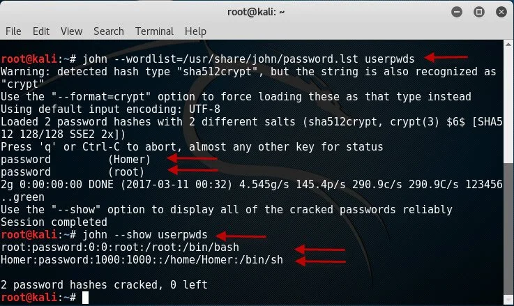 Using John the Ripper — Get Certified Get Ahead