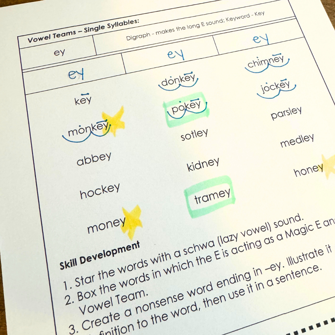 How to Teach the ee/ey Spelling Rule — Ascend Smarter Intervention
