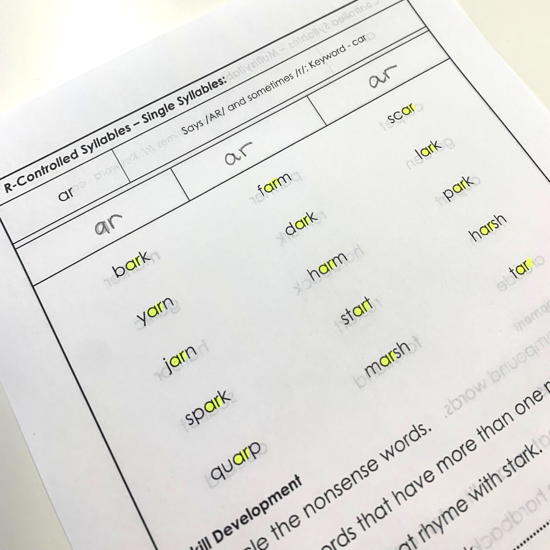 How to Use SOR to Support Students with Poor Word Recognition Skills ...