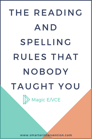 Magic E Syllables - The Reading & Spelling Rules that Nobody Taught You ...