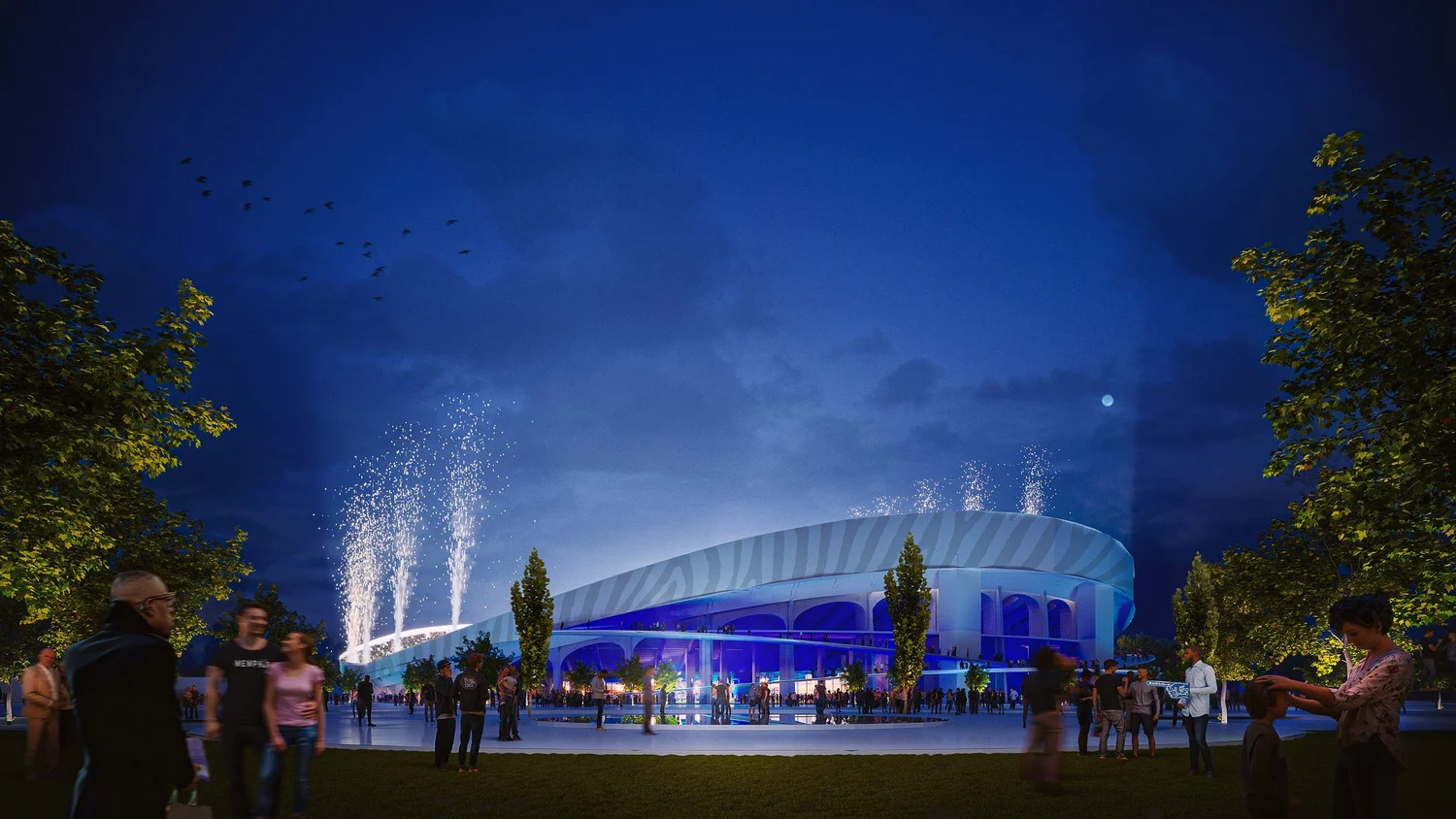 Simmons Bank Liberty Stadium Vision Plan — archimania