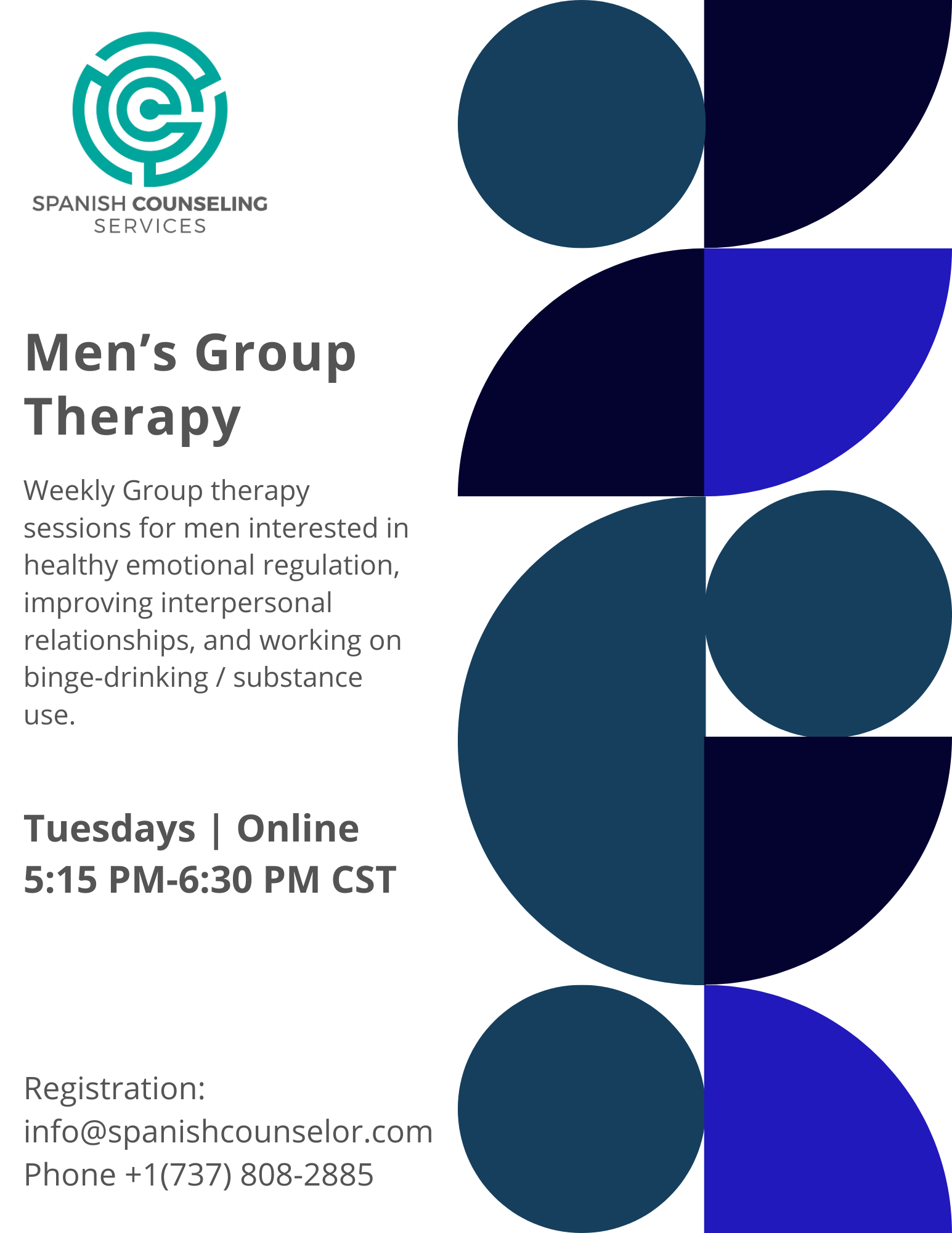 Ongoing Groups — Spanish Counseling Services, LLC