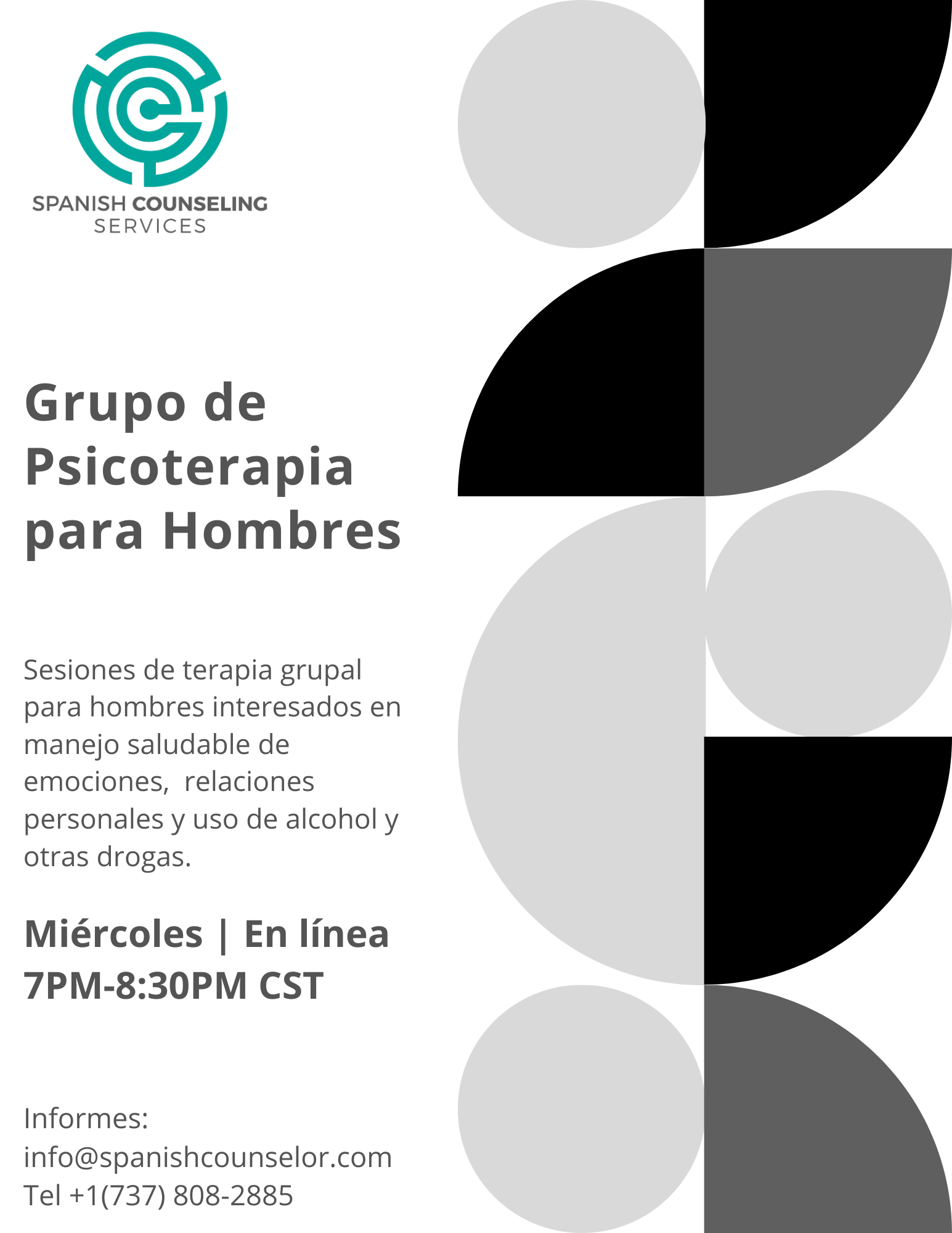 Ongoing Groups — Spanish Counseling Services, LLC