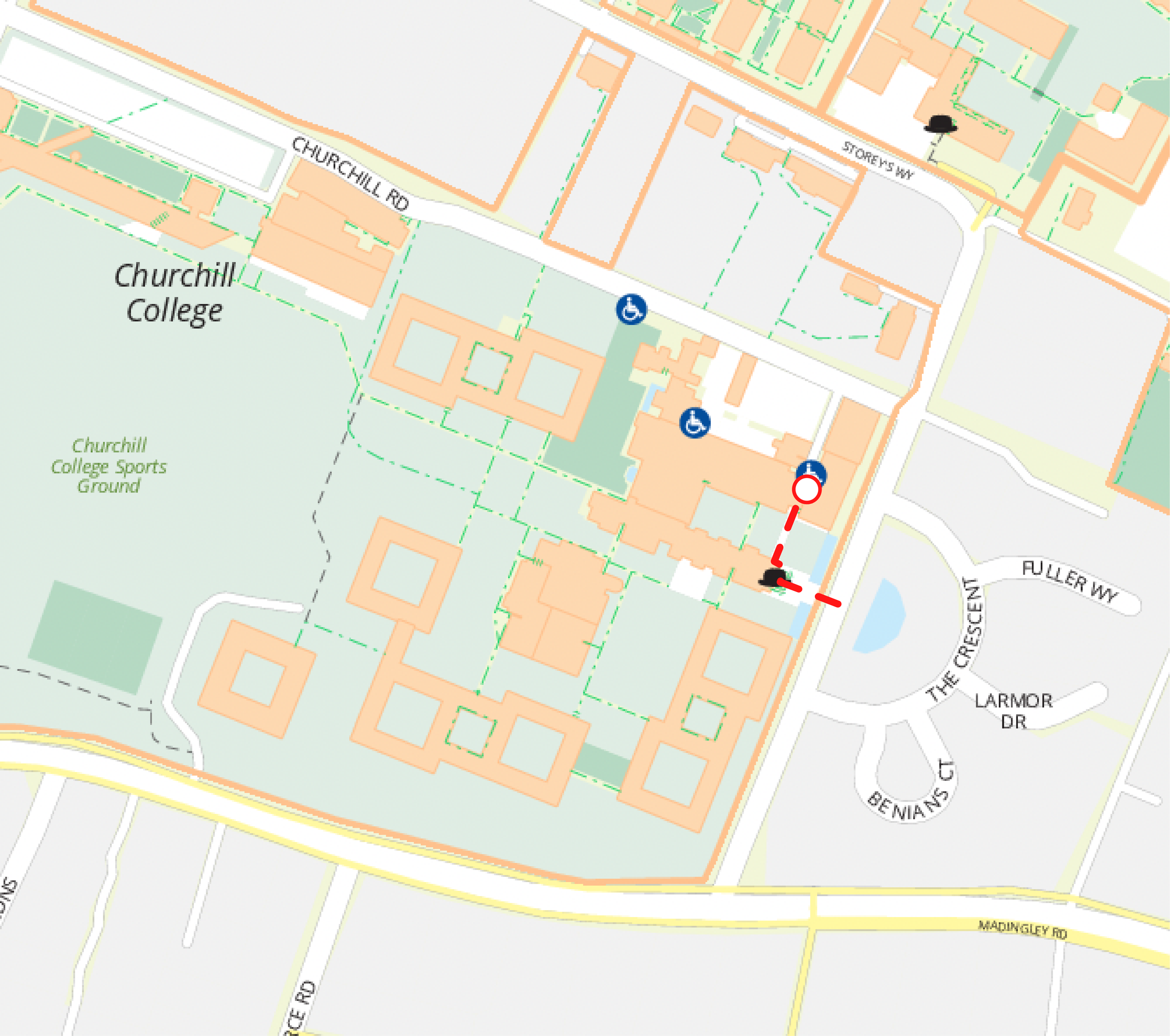 Locations — Cambridge University Ballet Club