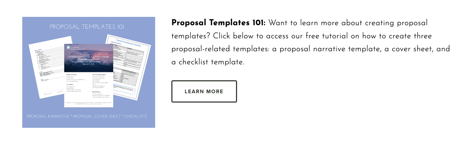 Formatting Tips to Make Your Grant Proposal a Standout — Peak Proposals