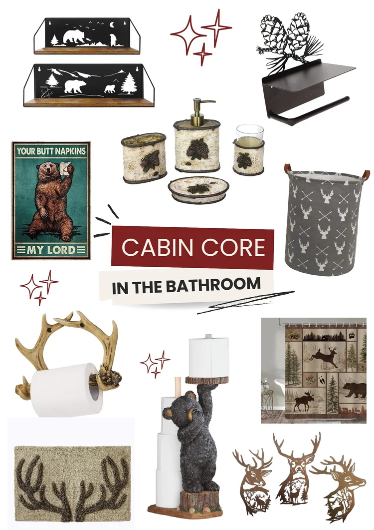 Cabin Core Ideas For Your Bathroom — The Hohnstead Glamping & Cabins