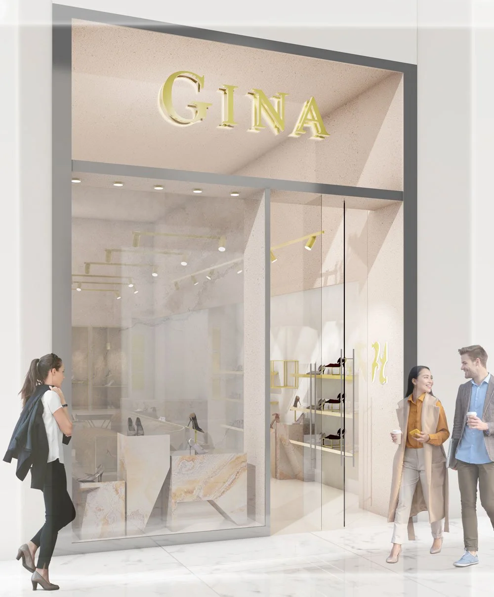 Gina Bahrain: Luxury Retail Design by Caulder Moore
