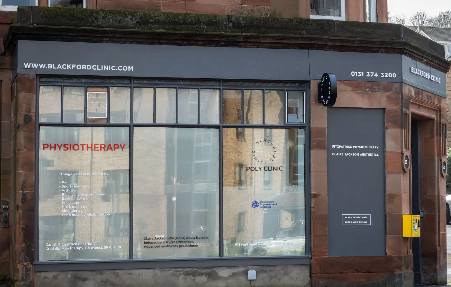 Blackford Clinic | Edinburgh Physiotherapy & Aesthetics Polyclinic | Edinburgh Southside ...
