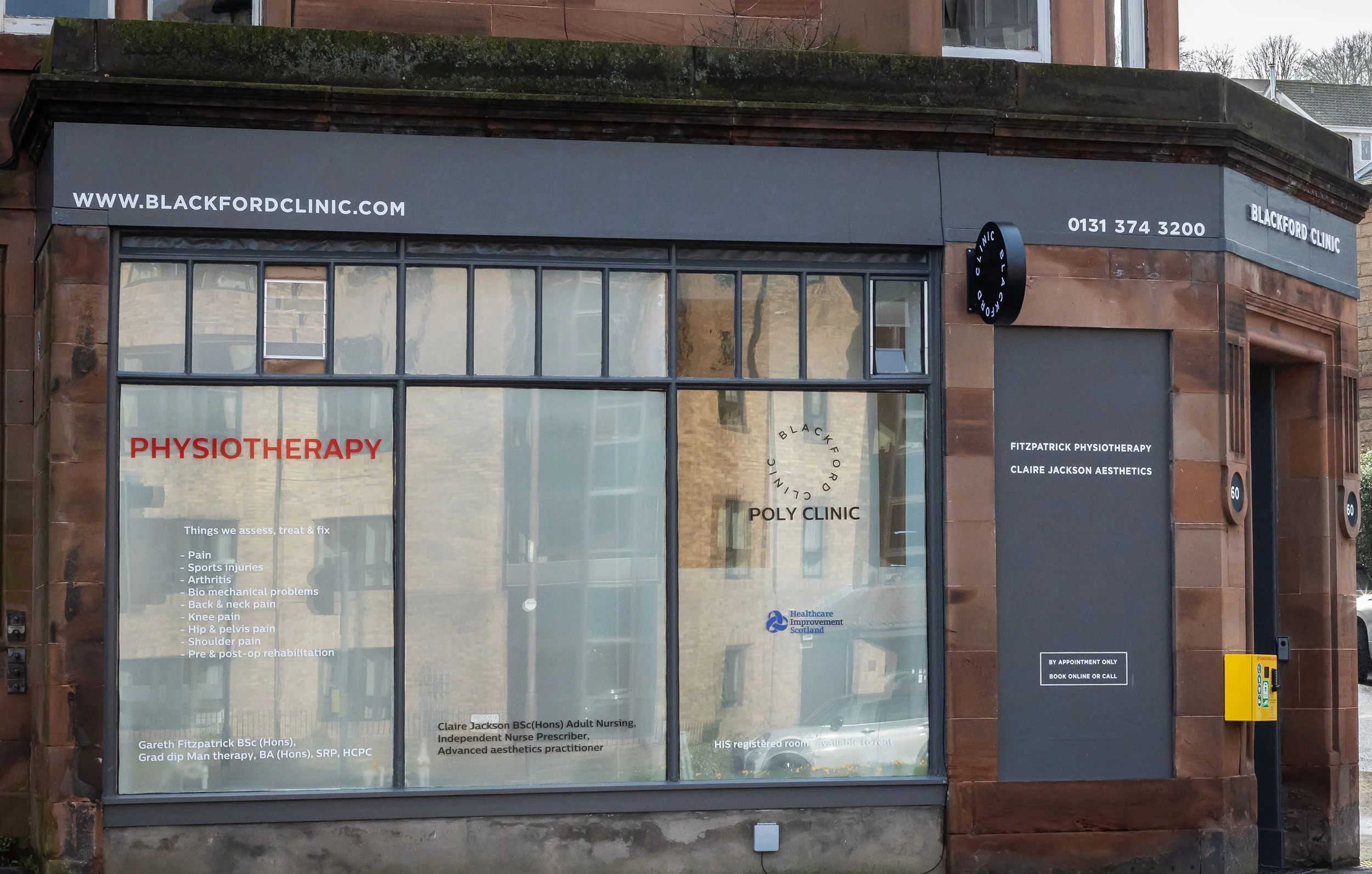 Blackford Clinic | Edinburgh Physiotherapy & Aesthetics Polyclinic | Edinburgh Southside ...