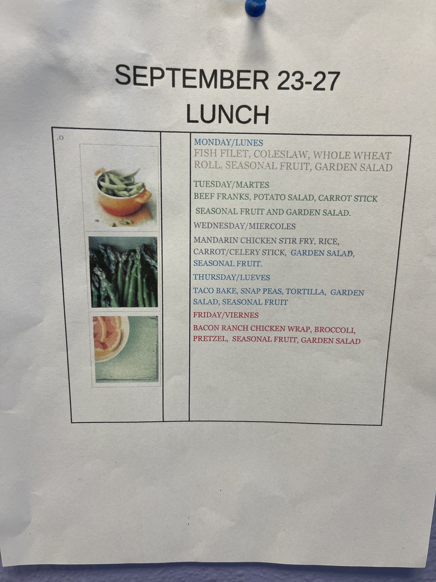 Sept. 23-27th Menus — Taos Charter School
