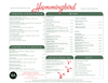 Menu — Hummingbird
