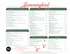 Menu — Hummingbird