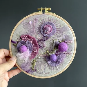 Abstract Embroidery Art — Angie Hall Anderson