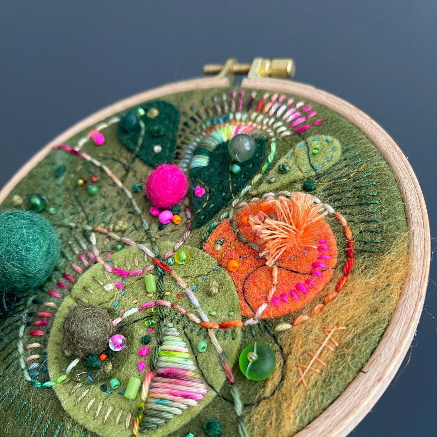 Abstract Embroidery Art — Angie Hall Anderson