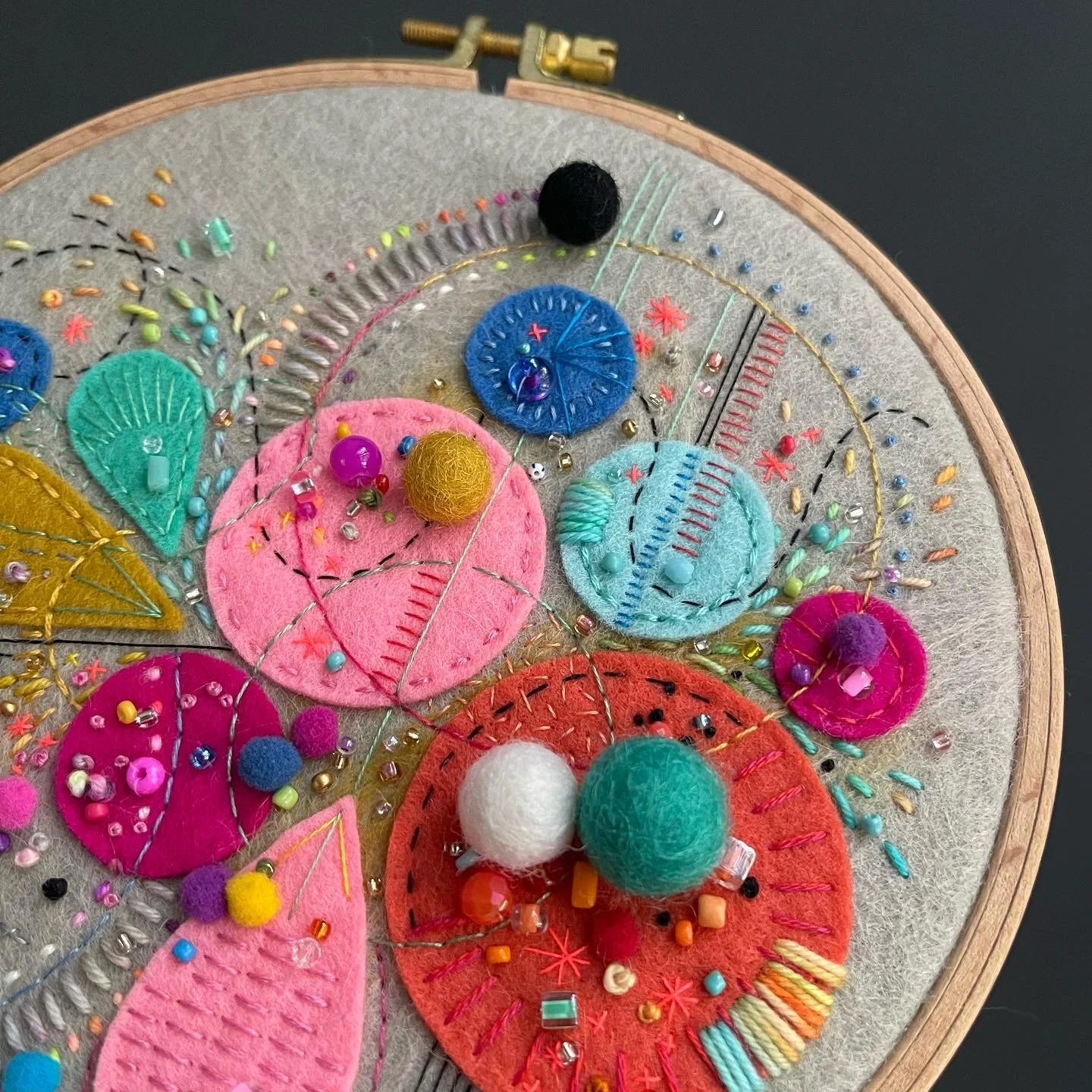 Abstract Embroidery Art — Angie Hall Anderson