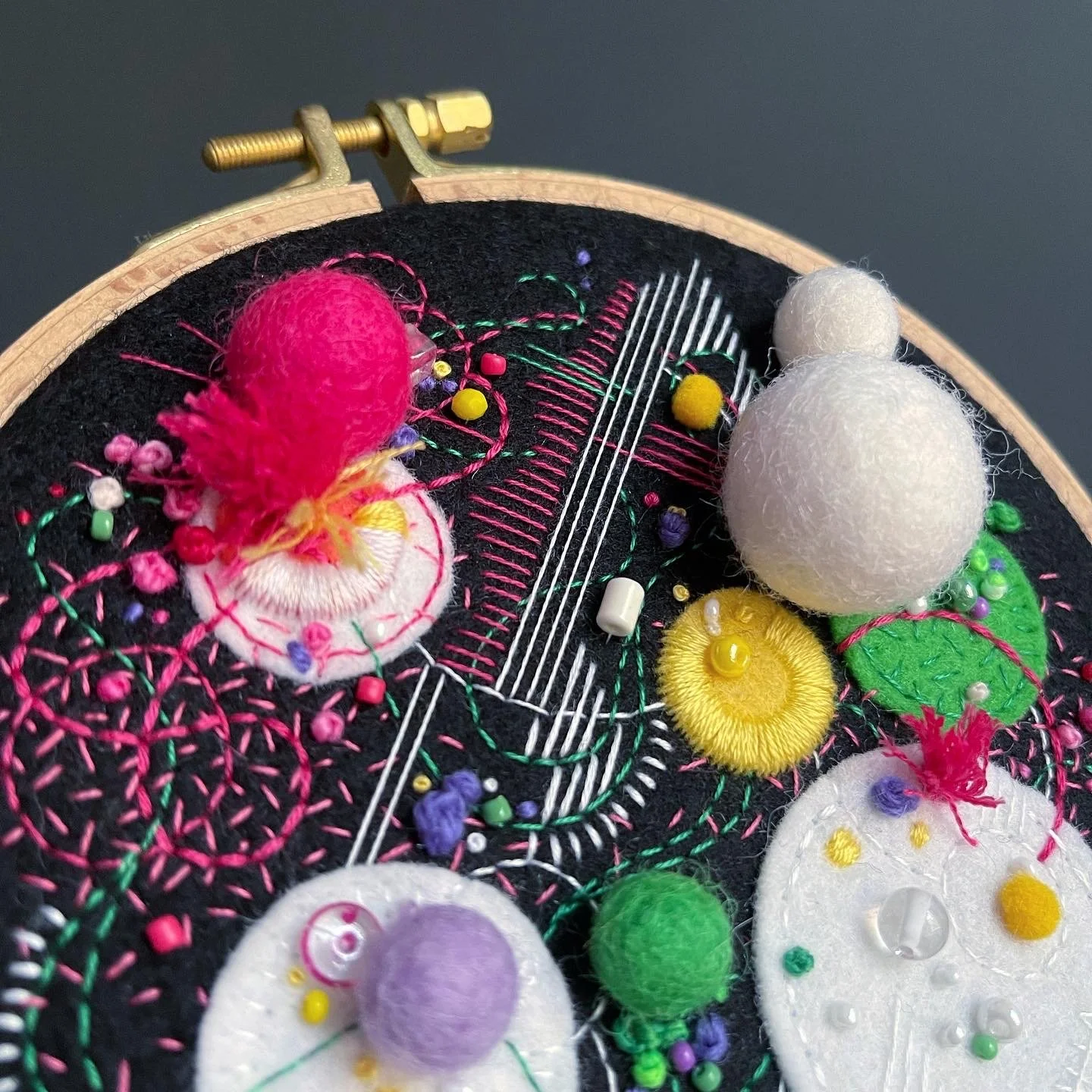 Abstract Embroidery Art — Angie Hall Anderson