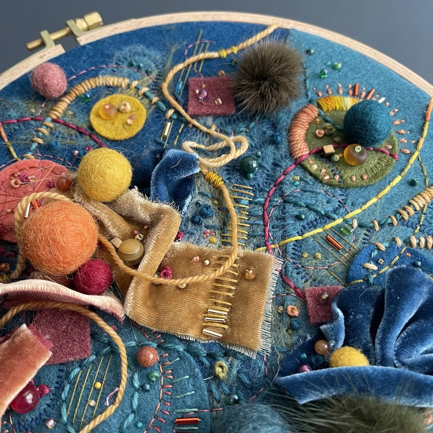 Abstract Embroidery Art — Angie Hall Anderson