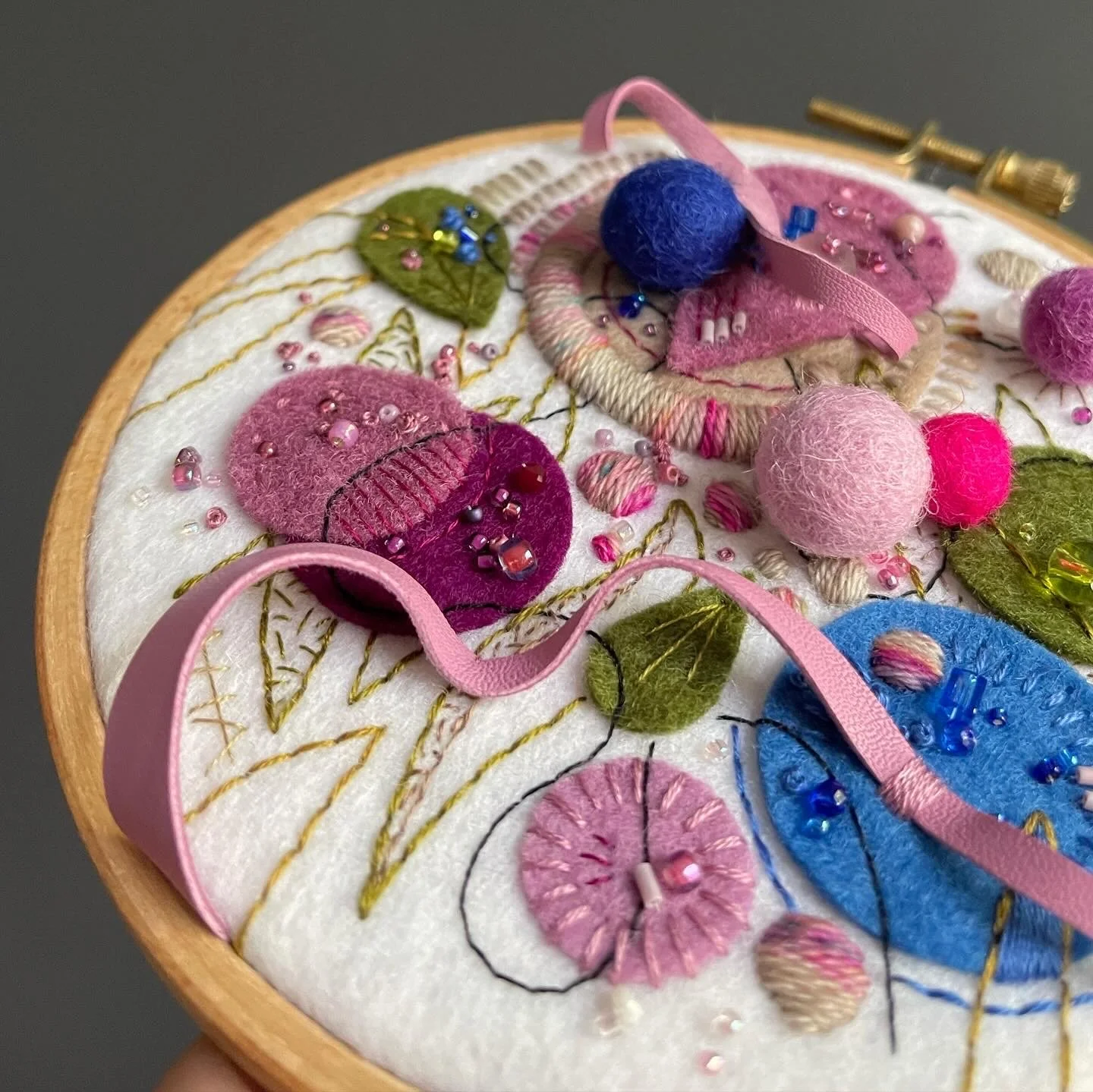 Abstract Embroidery Art — Angie Hall Anderson