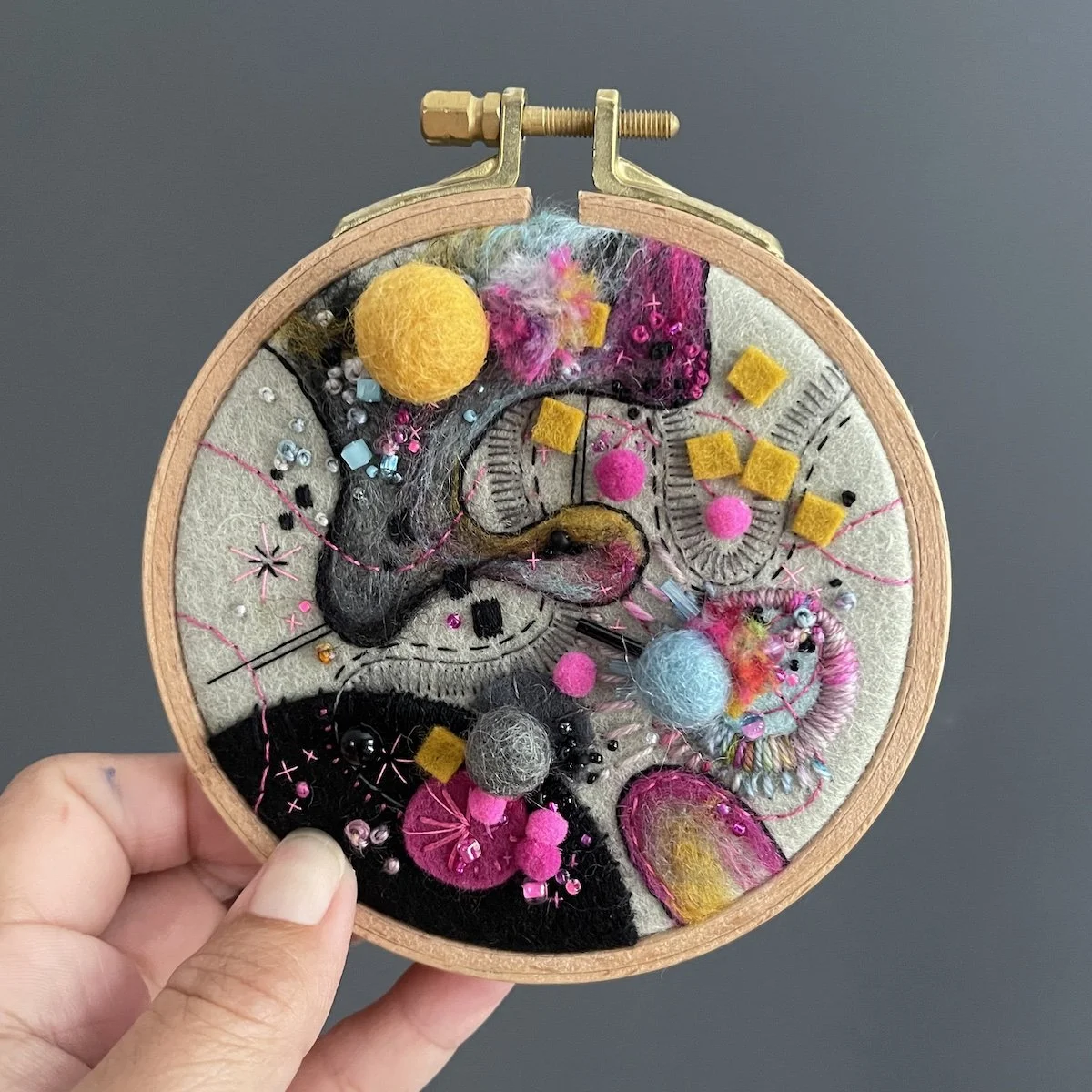 Abstract Embroidery Art — Angie Hall Anderson