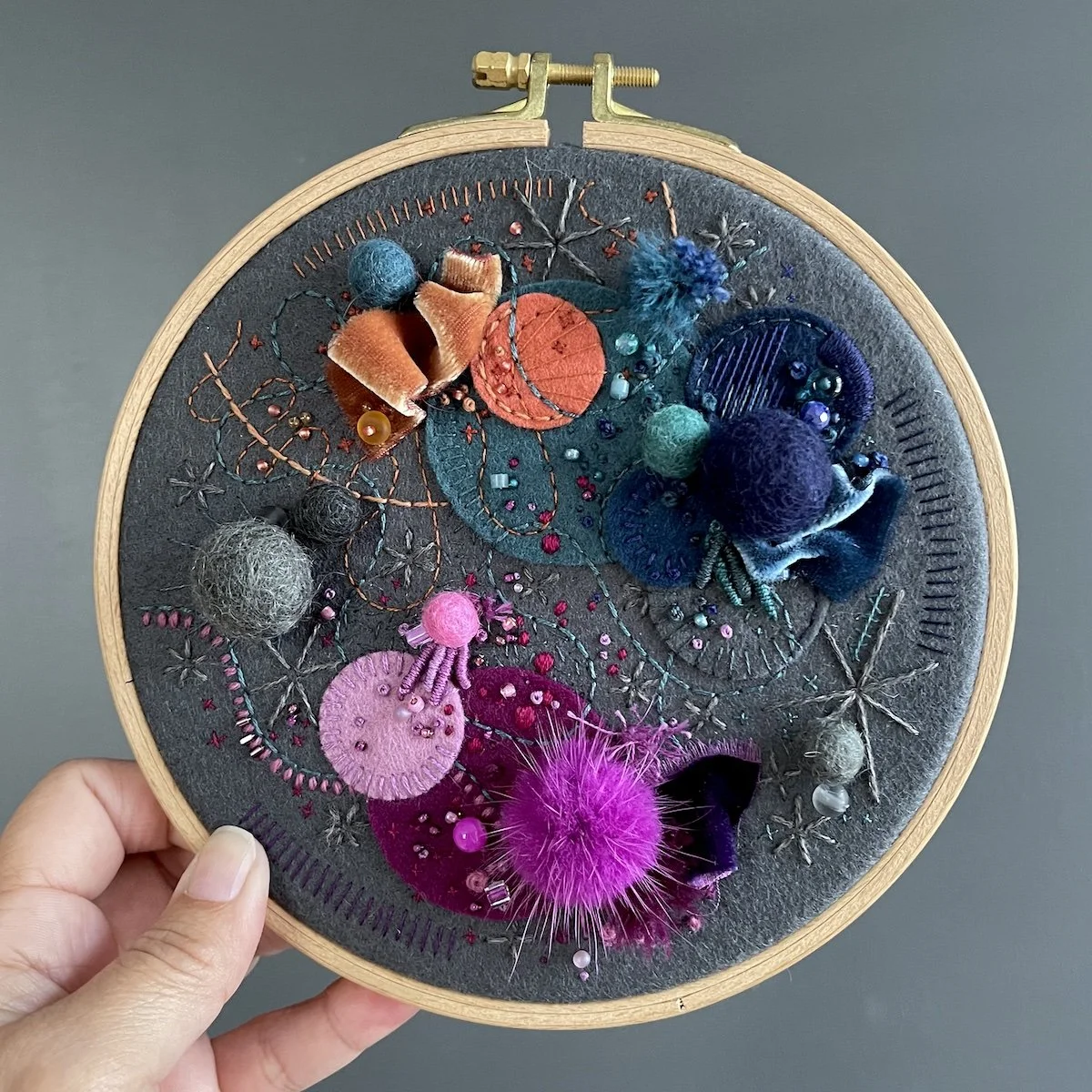 Abstract Embroidery Art — Angie Hall Anderson