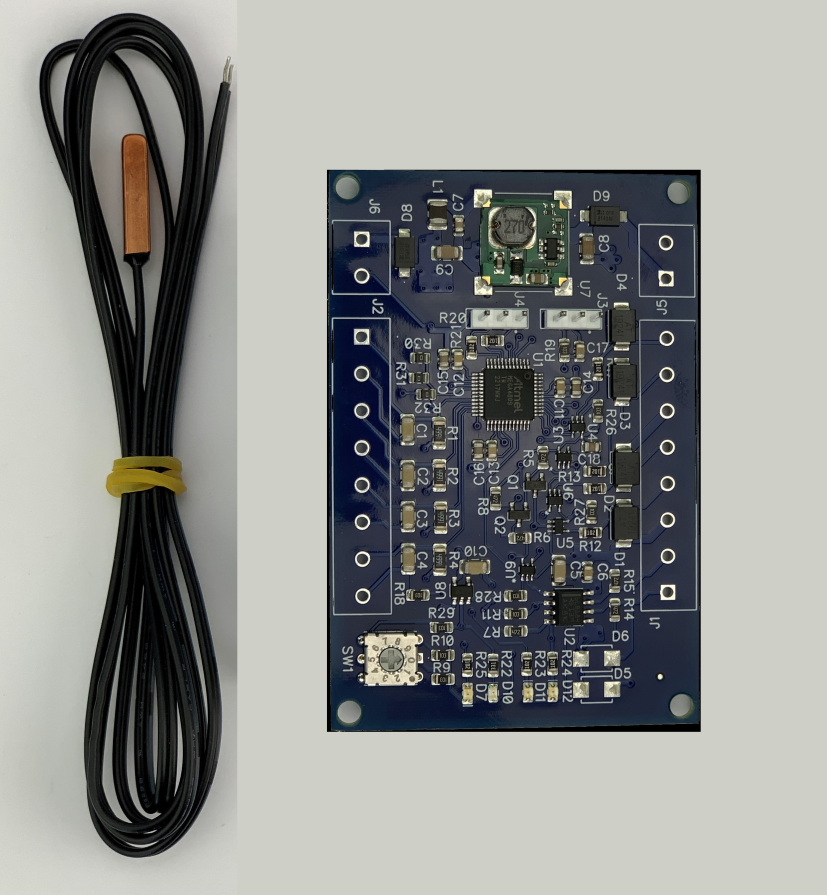 Temperature measurement dust-tight waterproof circuit board assemblies ...