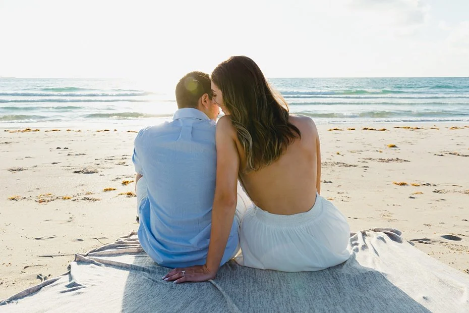 Ariana Michael Engagement Session At South Pointe Beach Cortiella