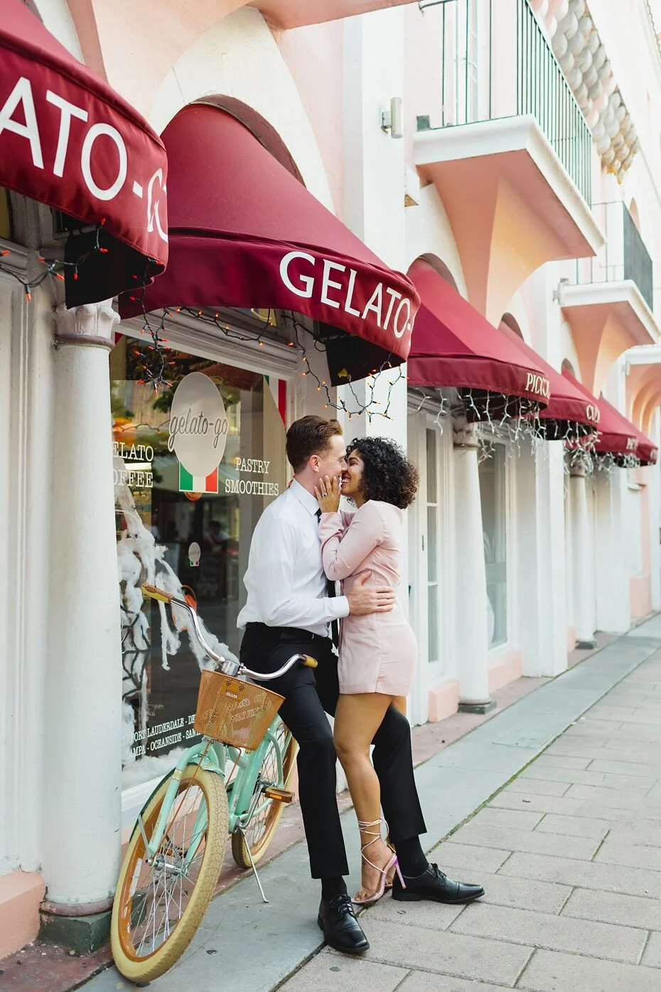 Lorelei & James Engagement Session at Española Way & Southpoint Park ...