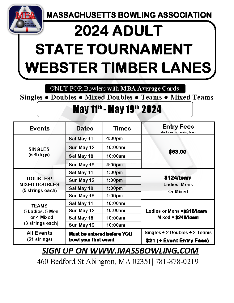 Store — Massachusetts Bowling Association