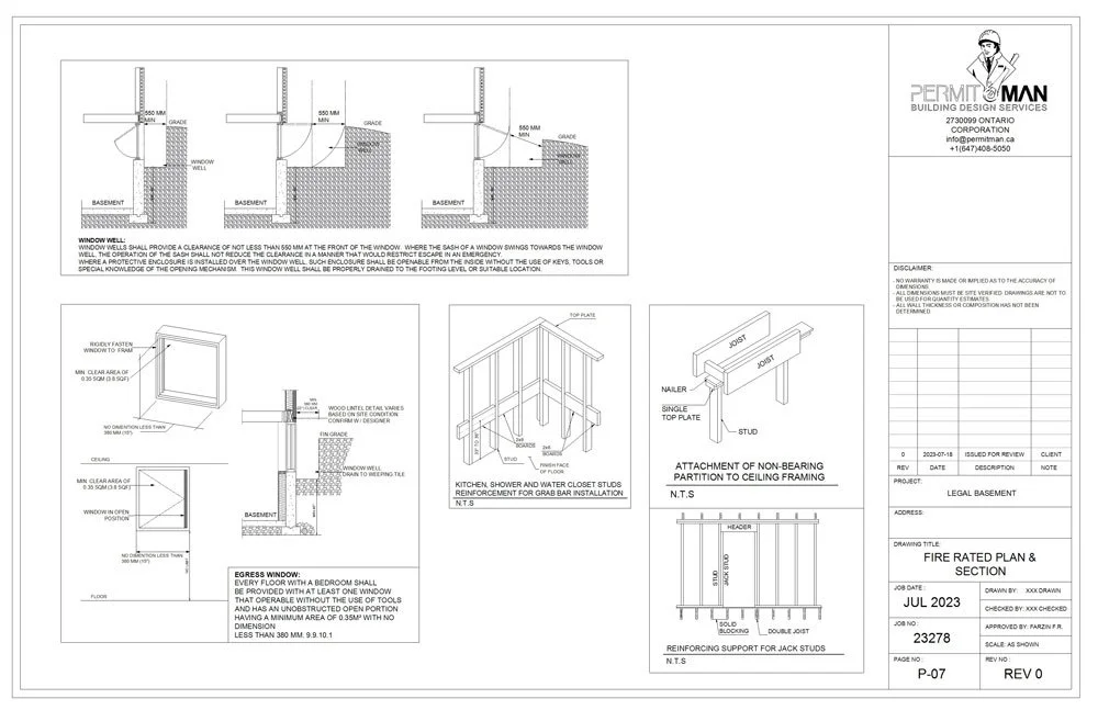 Legal Basement Permit — Summit-X: Building, Permit and Engineering Design