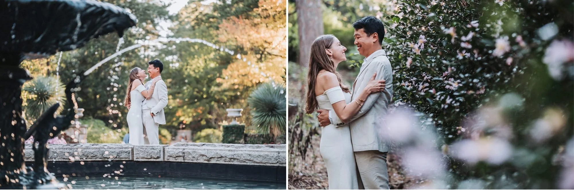 Francesca & George's Duke Gardens Engagement