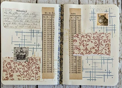 Practice with simple collages — Margarete Miller - Collage art