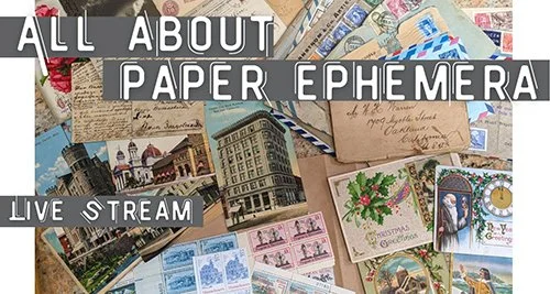 Let's talk about ephemera — Margarete Miller - Collage art