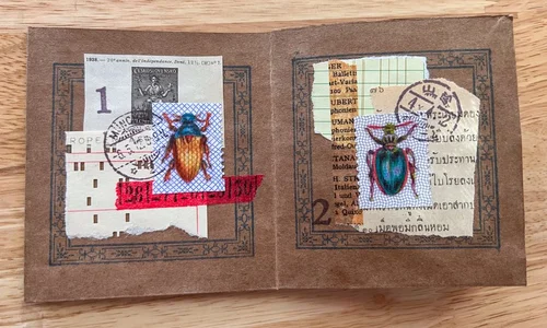 Paper bag art journal. DIY art book for beginners — Margarete Miller ...