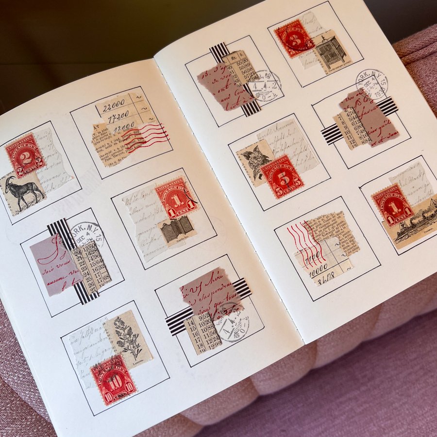 Stamps, Grids, and Collage. Finding Inspiration in Postage Stamps ...