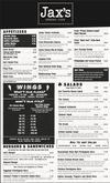 Full Menu — Jax's Studio City