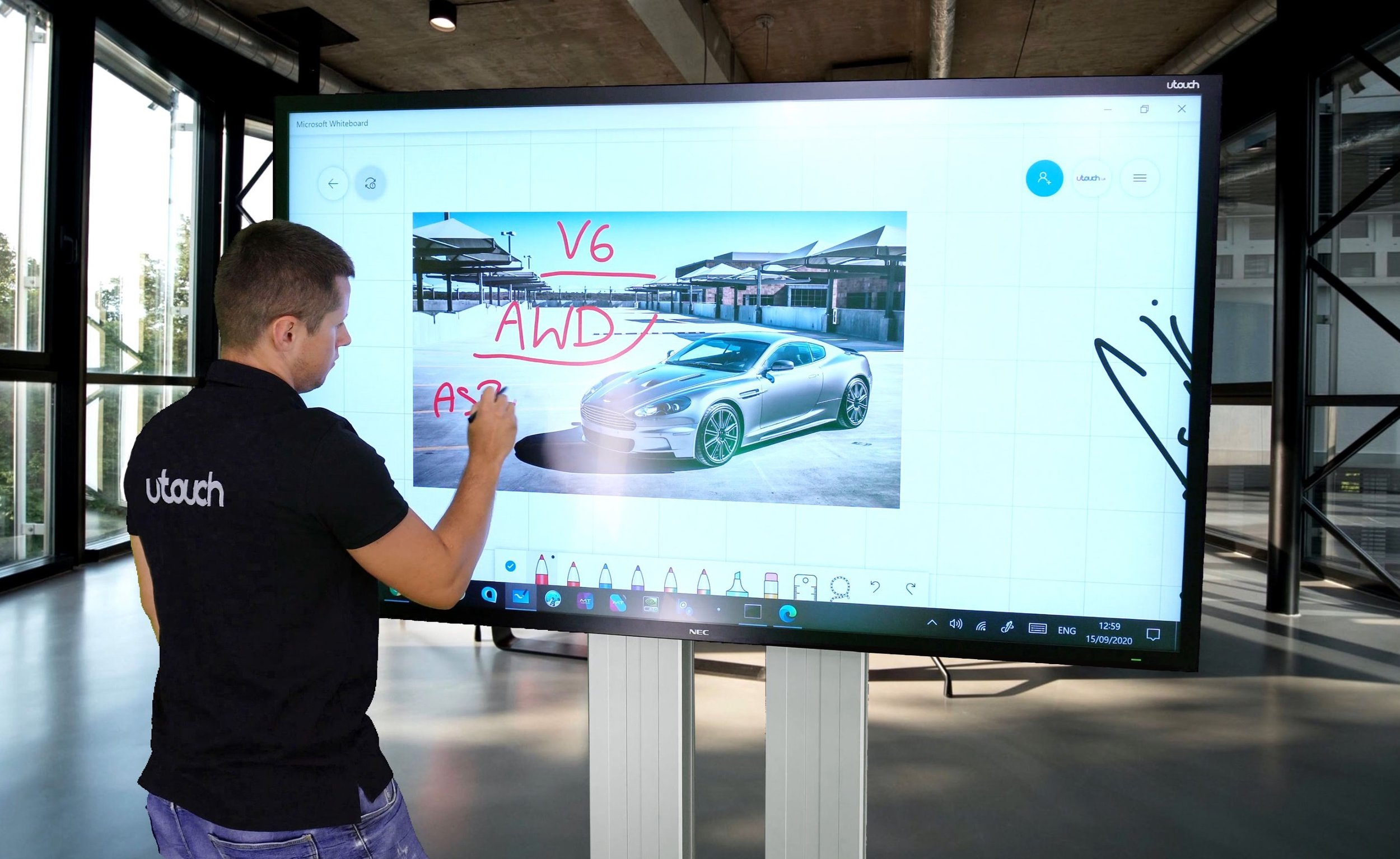 INTERACTIVE OVERLAYS FOR SCREENS — U-Touch