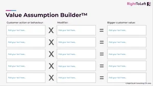 How to use the Value Assumption Builder — RightToLeft Consulting
