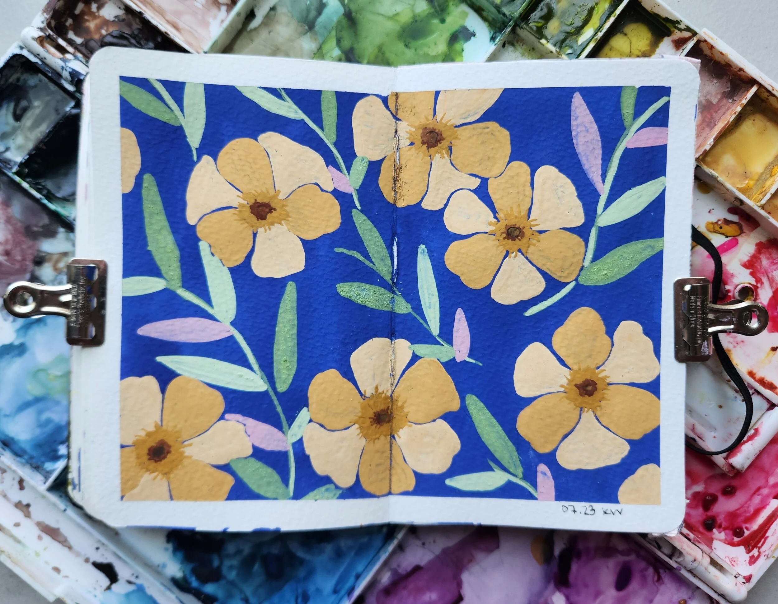 How to create beautiful floral patterns — Katie Ismael