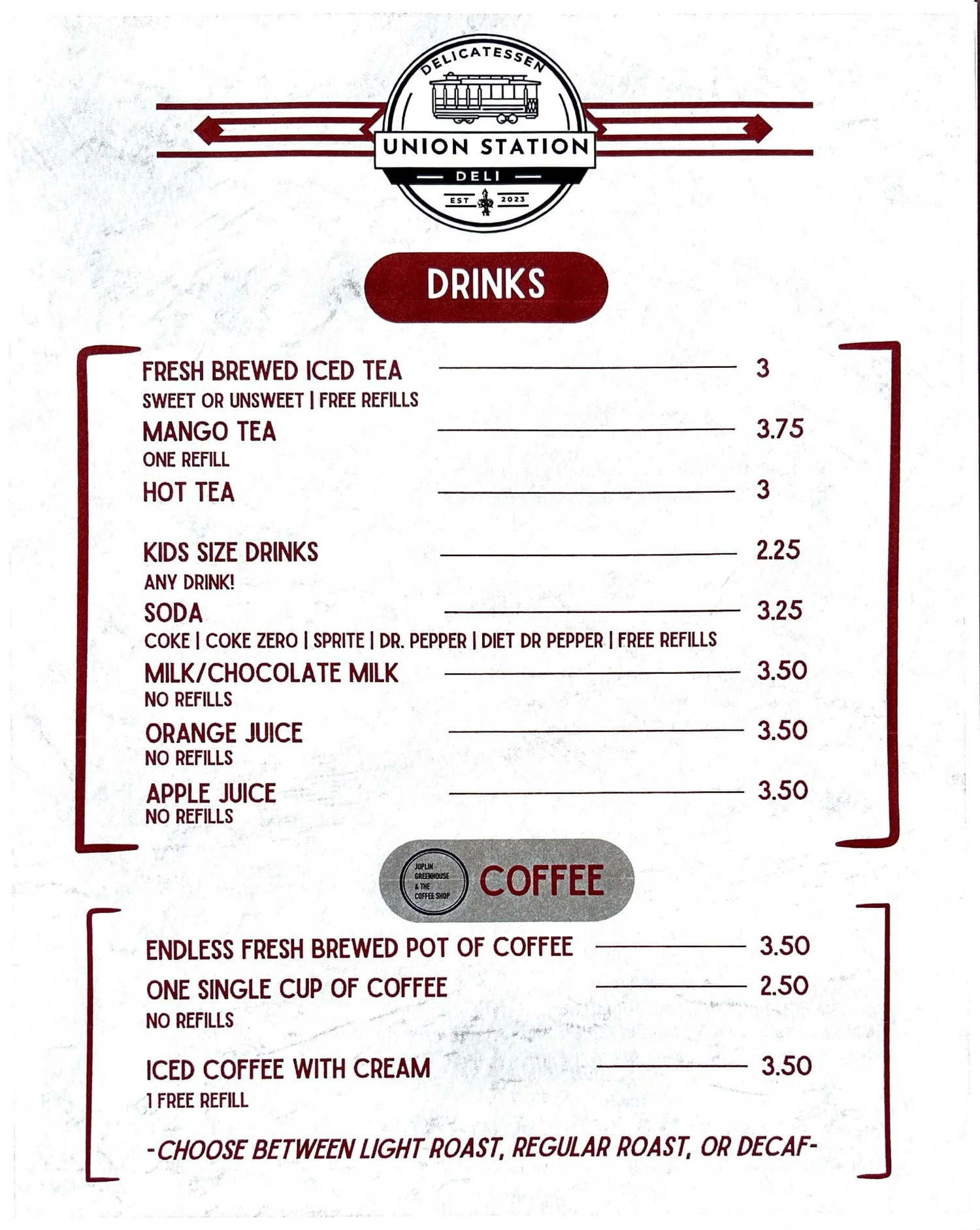 Union Station Deli | Joplin MO