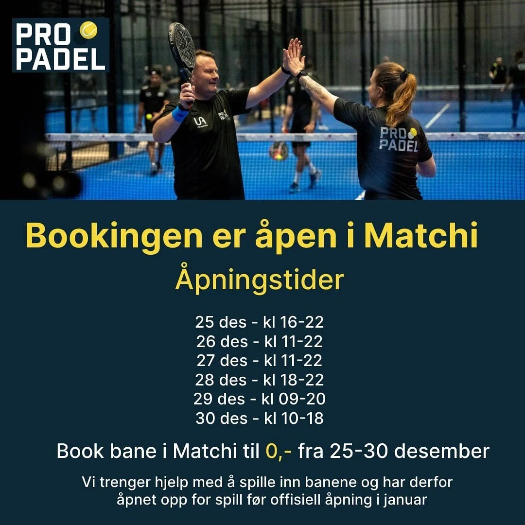 Pro Padel Åsane — PRO PADEL - Ditt padel senter i Bergen